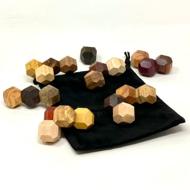 Pyracube and Distorted Cube Set – Wood Wonders